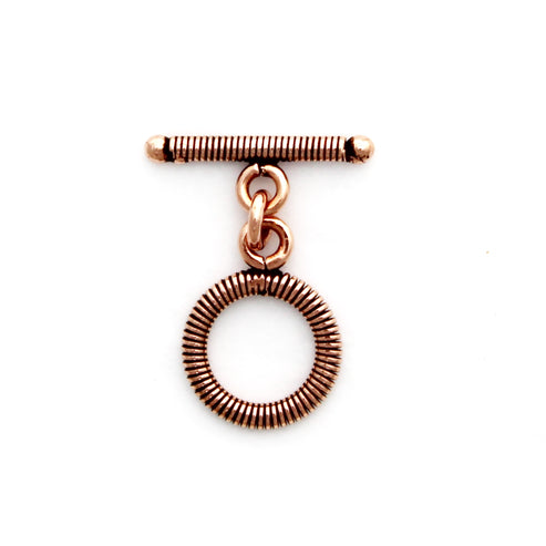 Medium Copper Clasp 23mm Toggle Jewelry Supplies Copper Findings Coppe ...