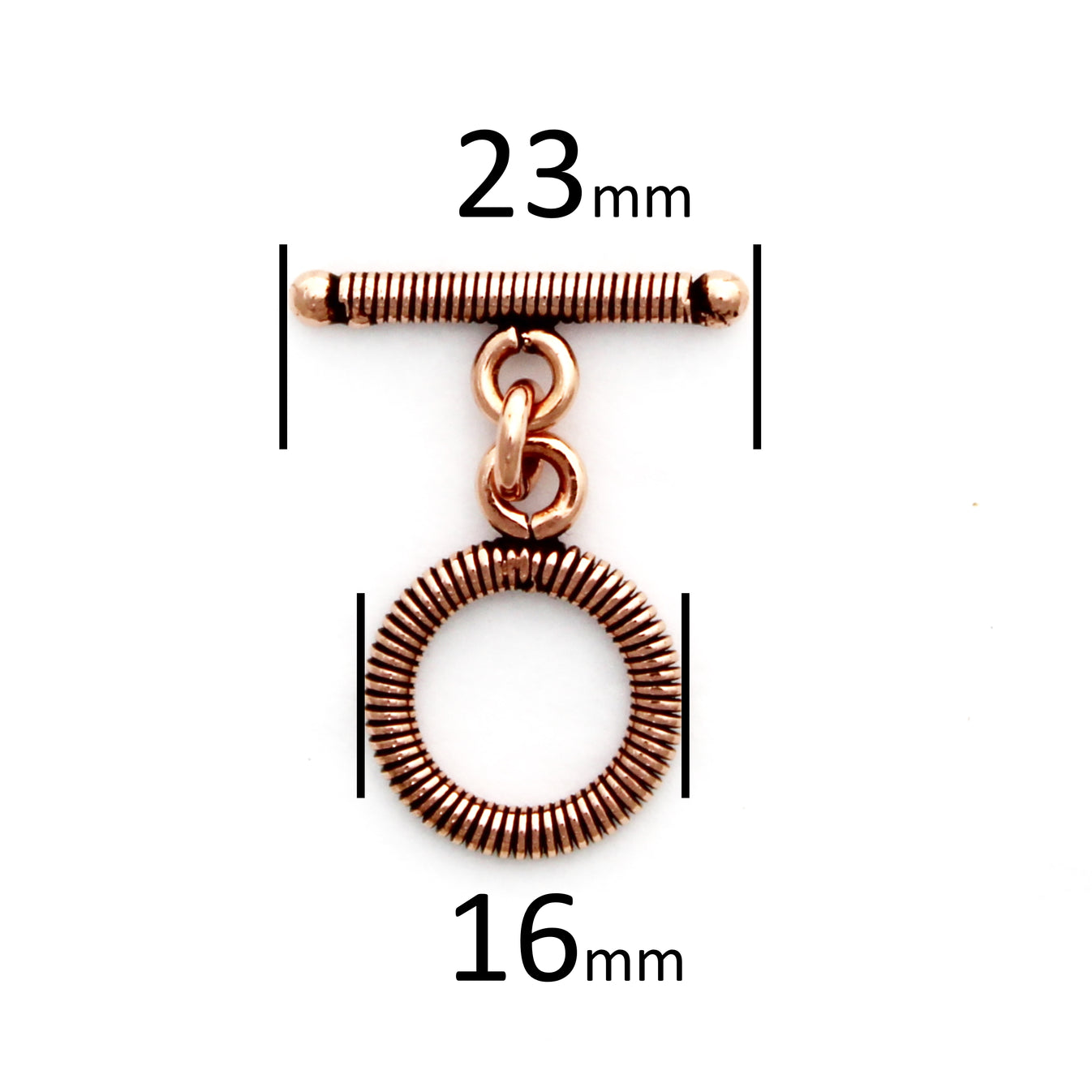 Medium Copper Clasp 23mm Toggle Jewelry Supplies Copper Findings Coppe ...
