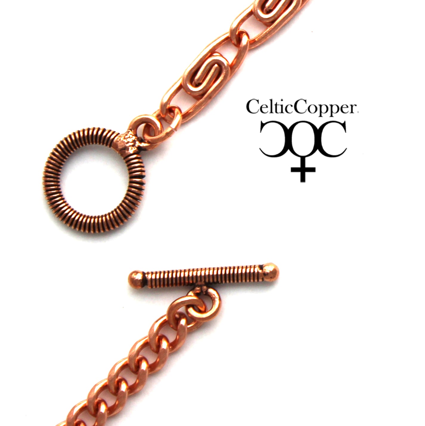 Medium Copper Clasp 23mm Toggle Jewelry Supplies Copper Findings Coppe ...